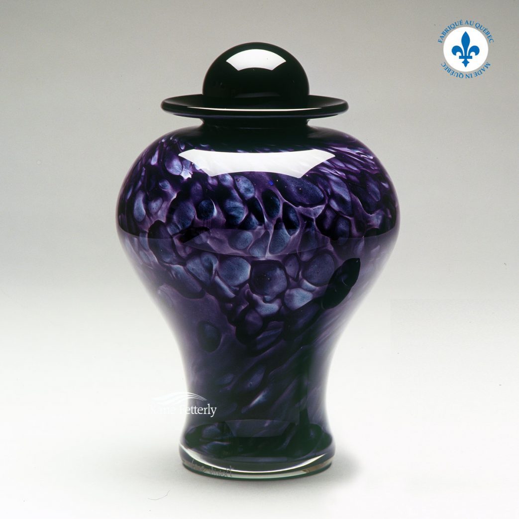 Deep Purple Glass Urns﻿ - Kane Fetterly Funeral Urns